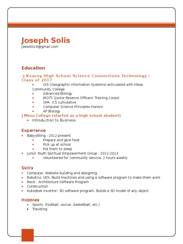 Resume 1 | PDF | Career & Growth | Computers