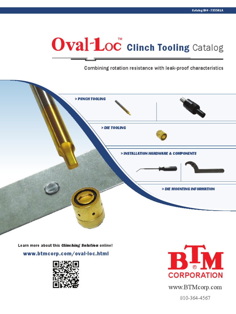 BTM Catalog Oeeeval Loc Tooling | PDF | Sheet Metal | Metalworking