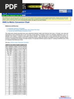 AWG To mm2 Chart | PDF | Wire