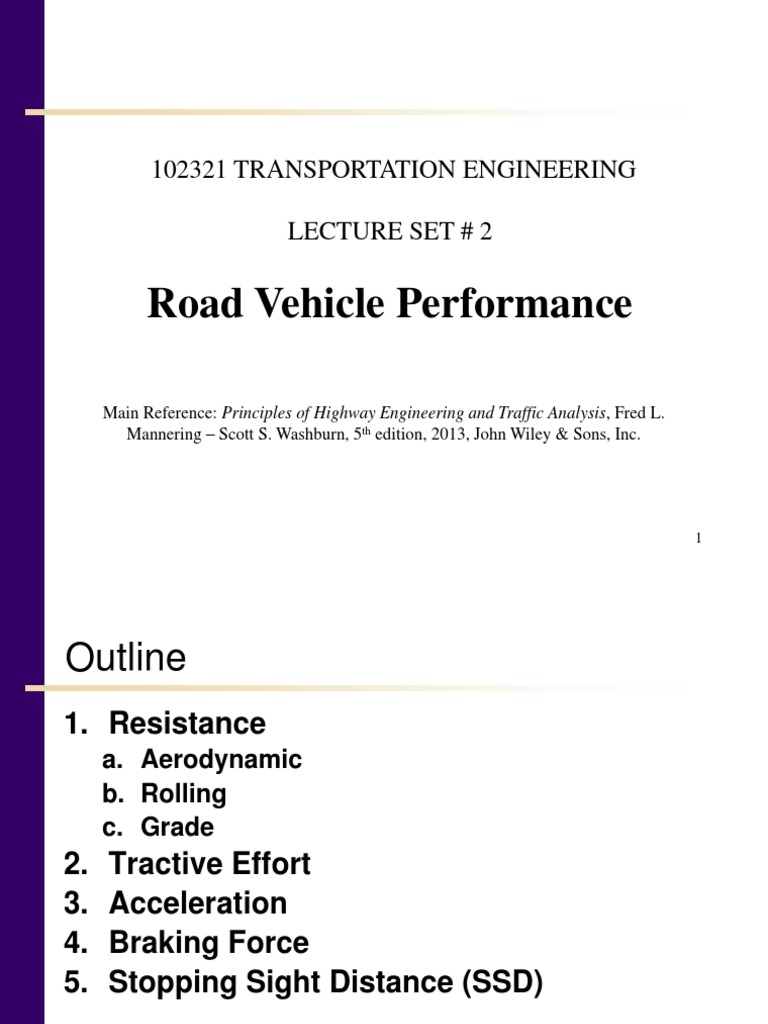 Road Vehicle Performance Basics | PDF | Aerodynamics | Vehicles