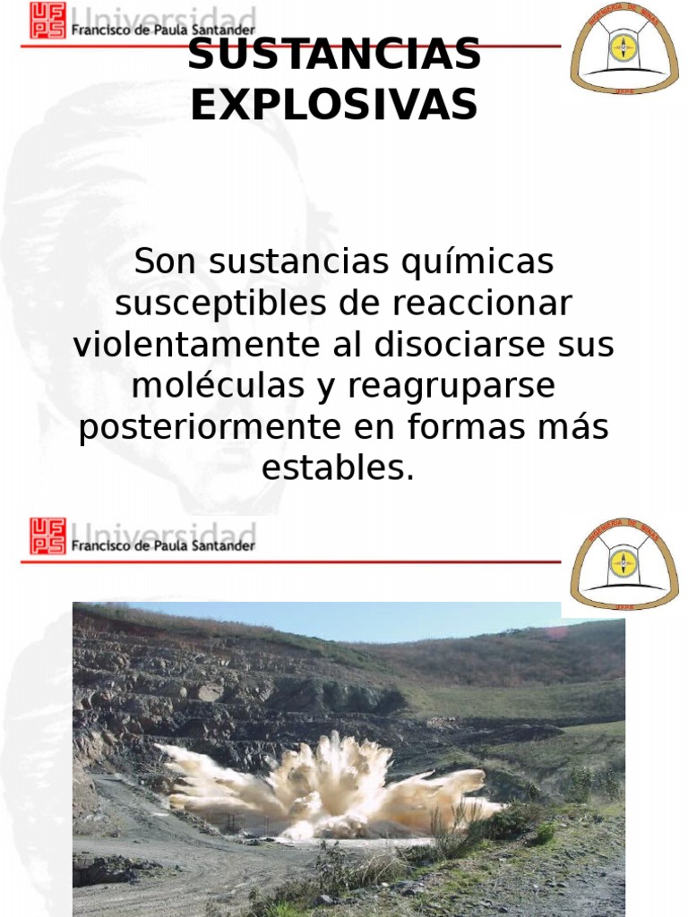 Sustancias Explosivas | PDF | Material explosivo | Química