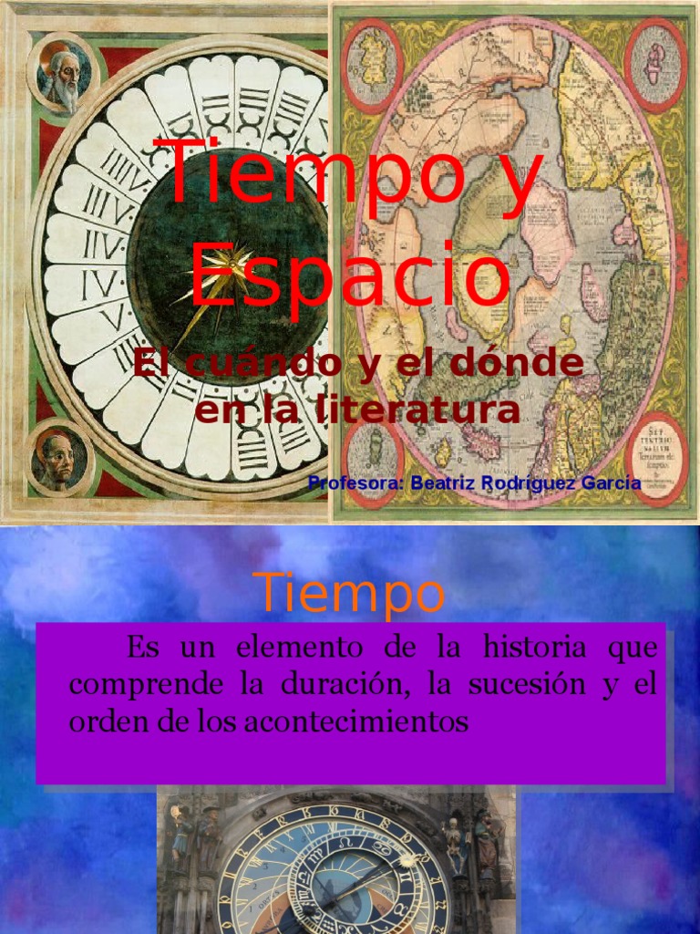 Tiempo y Espacio en La Literatura | PDF | Narración | Science