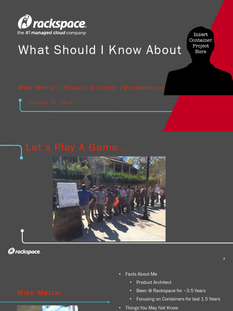 What Should I Know About (Insert Container Project Here) | PDF | Open ...