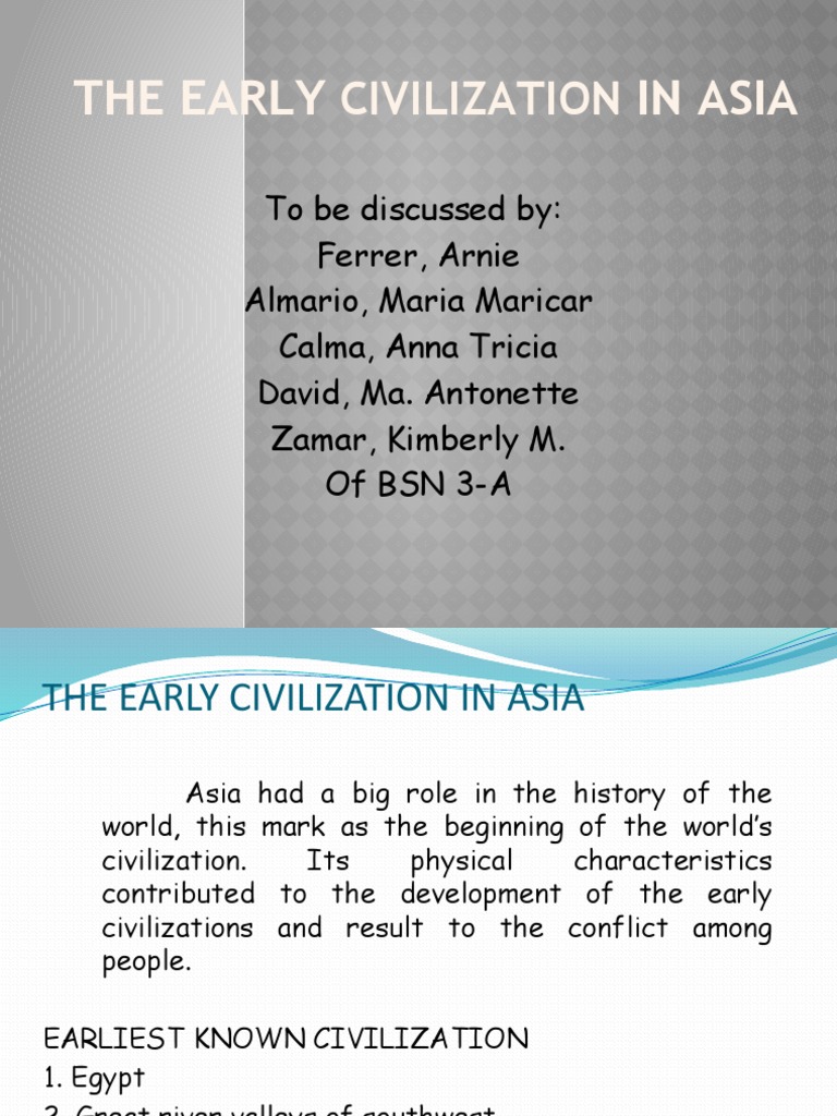 Early Civilizations of Asia Overview | PDF | Nature | Babylonia
