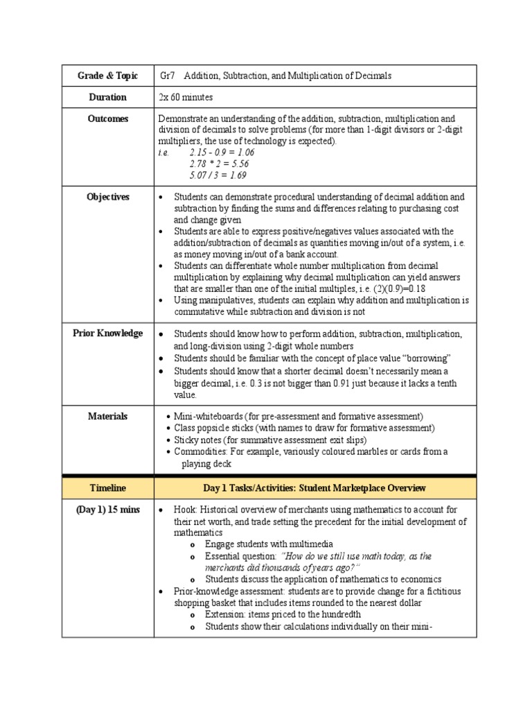 lesson-plan-addition-subtraction-and-multiplication-of-decimals