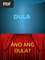 Week 9. 1. Dula Sangkap at Elemento NG Dula | PDF