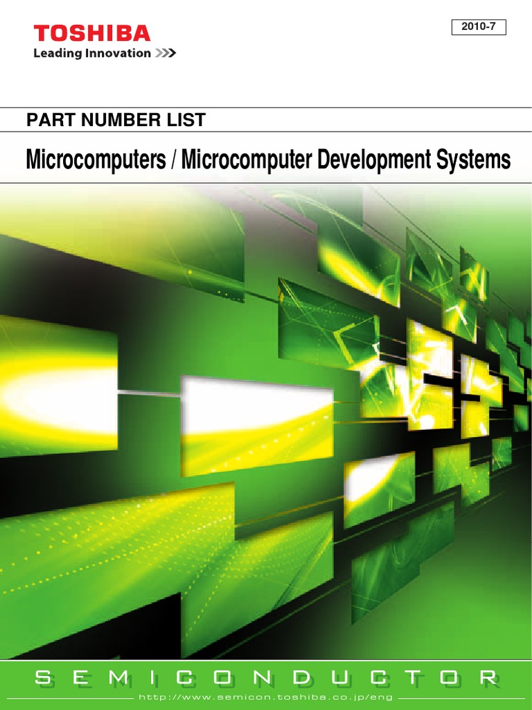 Microcomputers / Microcomputer Development Systems: Part Number List