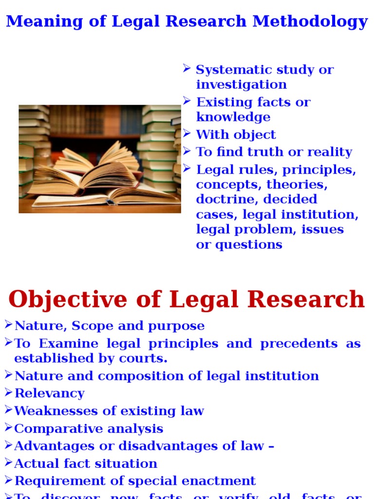 Legal Research Methodology | PDF | Sampling (Statistics) | Survey ...