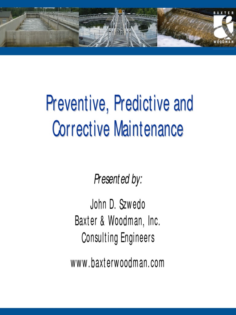 Session B1 Preventive, Predictive, and Corrective Maintenance | PDF ...