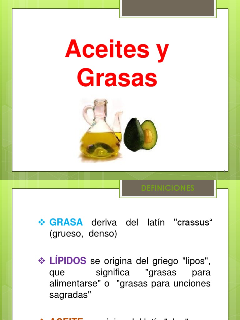 Grasas y Aceites | PDF