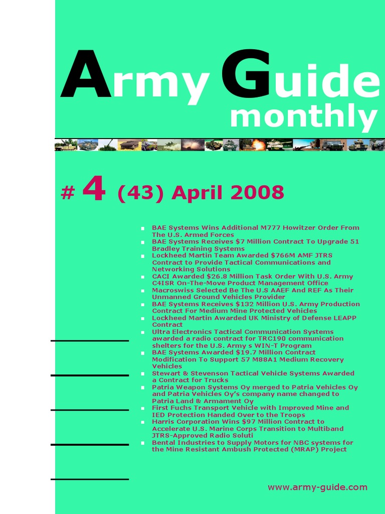 Army Guide | PDF | Mrap | Military