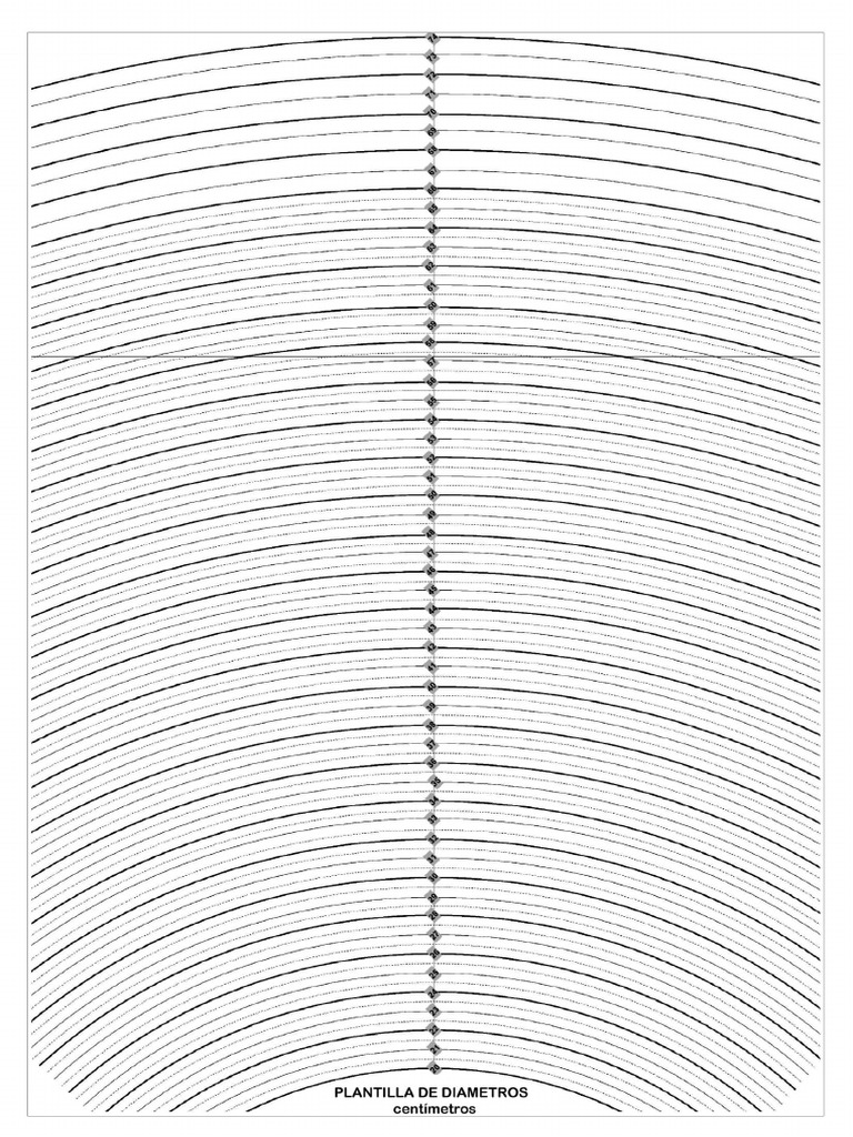 Plantilla de Diámetros Grandes | PDF