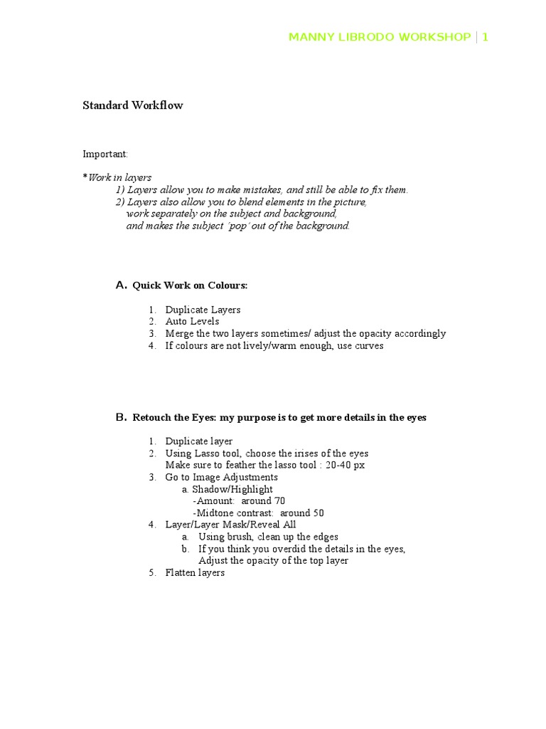 Handout | PDF | Graphics | Vision