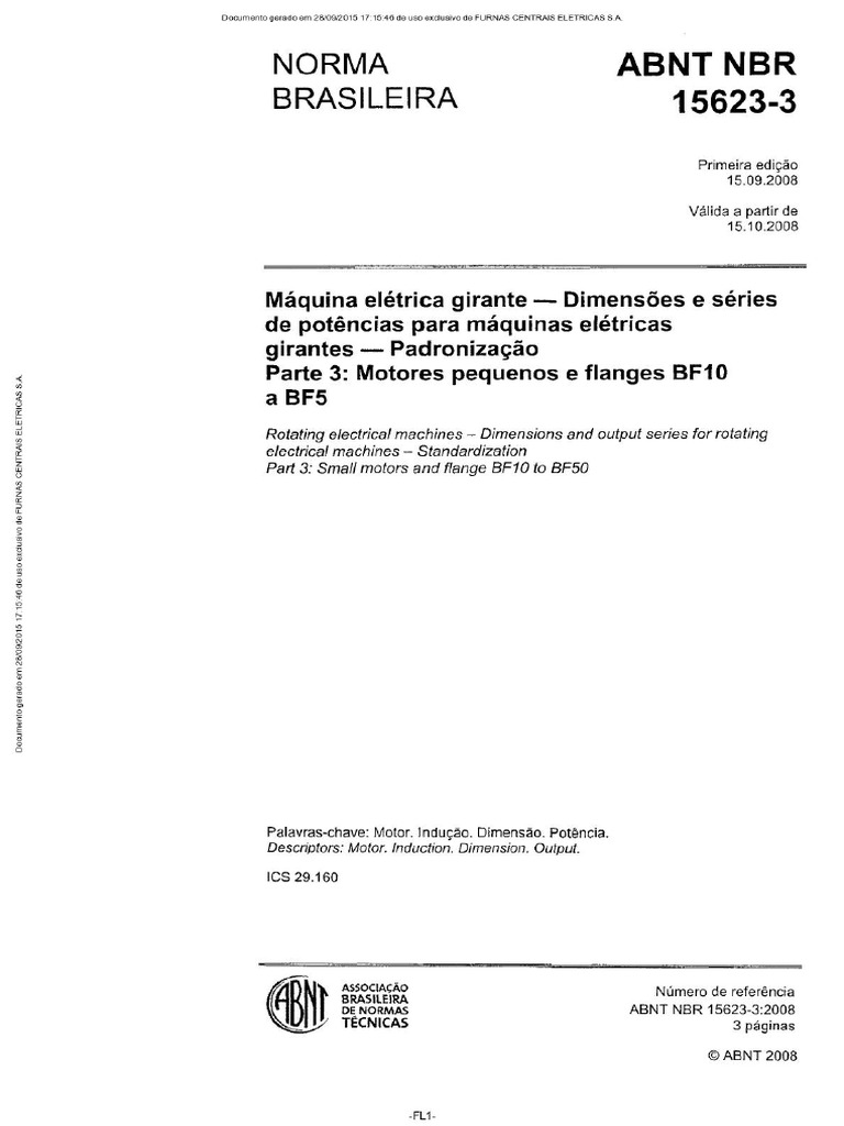 NBR 15623 3 2008 | PDF
