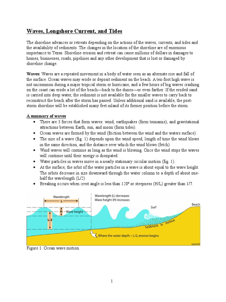 Coastal Processes | PDF | Tide | Beach