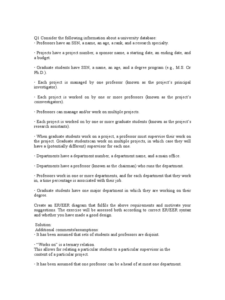 Exercise On EER Model | PDF | Museum | Works Of Art