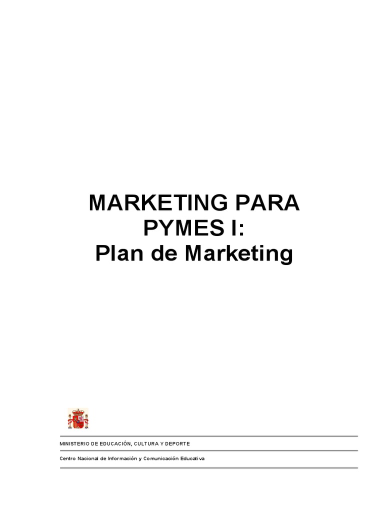 Plan de Marketing para PYMES | PDF