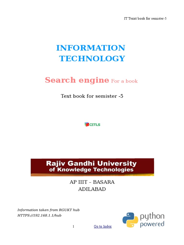 IT Text Book | PDF | String (Computer Science) | Filename