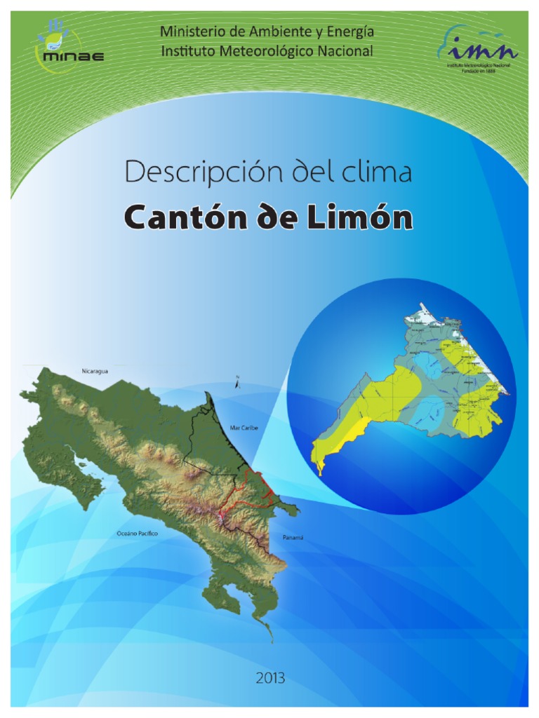 Descripción Del Clima Cantón de Limón | PDF | Evapotranspiración ...