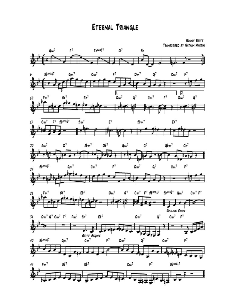 Eternal Triangle Transcription