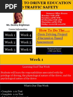 DL-91A: Classroom Instruction Log Record | PDF | Driving | Classroom