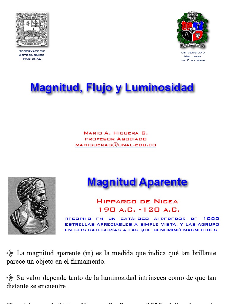 Magnitudes | PDF | Magnitud aparente | Observación científica