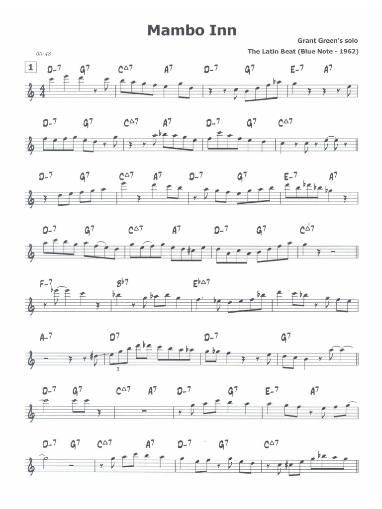 Mambo Inn | PDF | Popular Music | American Styles Of Music