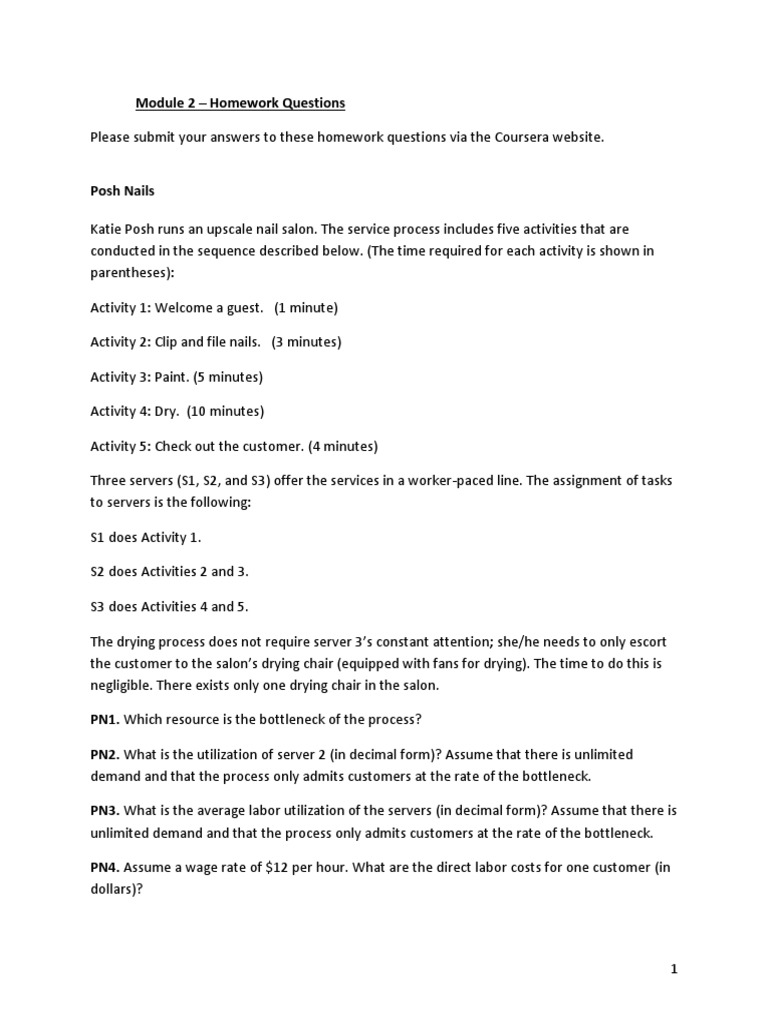 Module 2 HW Questions | PDF | Inventory | Industries