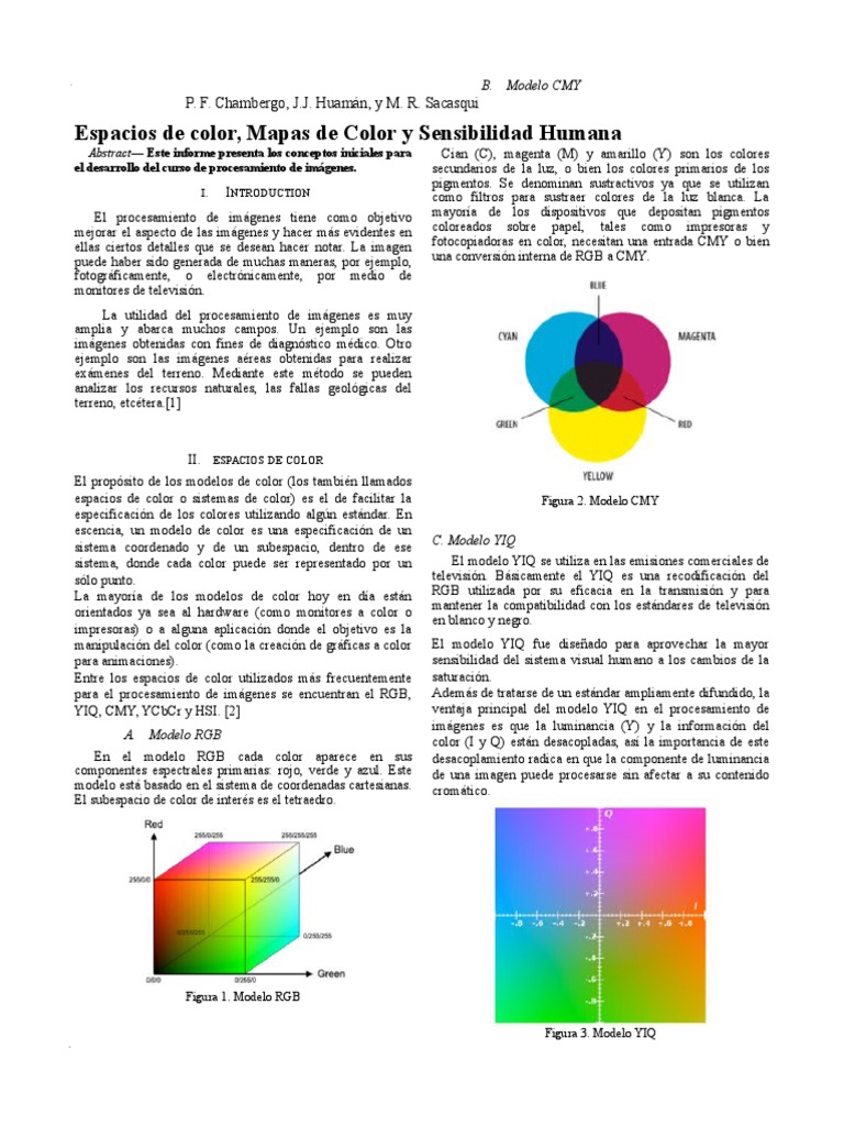 Mapas de Color y Sensibilidad Humana | PDF | Color | Modelo de color Rgb