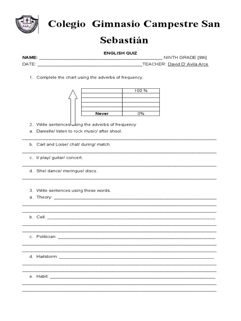 9th English Pdf Adverb Language Arts Discipline