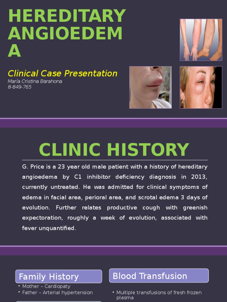 Hereditary Angioedema | Medical Specialties | Clinical Medicine