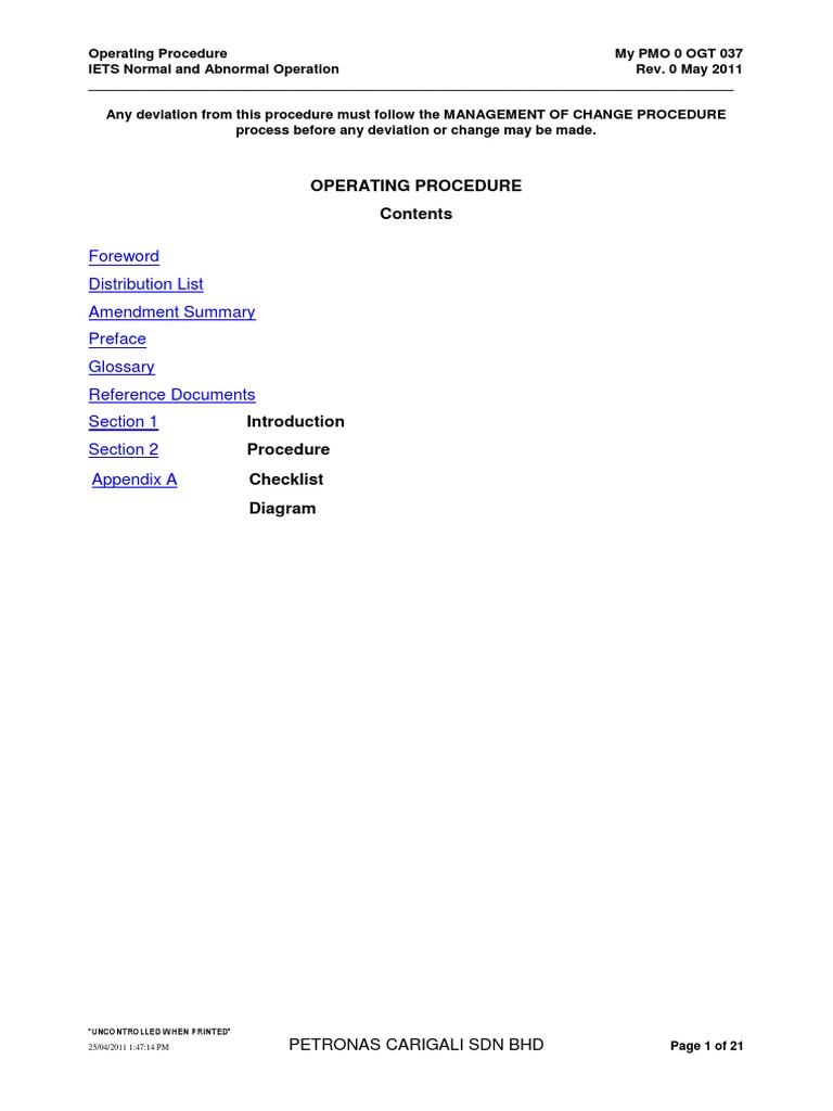 Normal Abnormal Operation Pdf Pdf Personal Protective Equipment