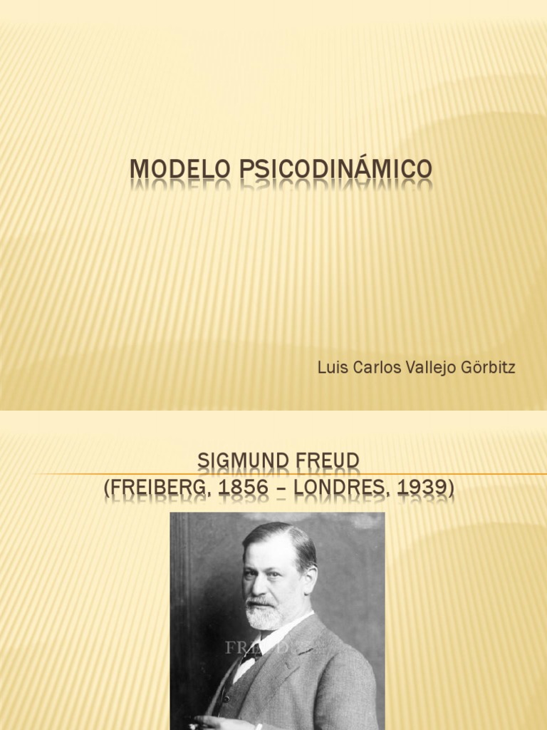 Clase-6 Modelo Psicodinamico | Psicoanálisis | Sigmund Freud