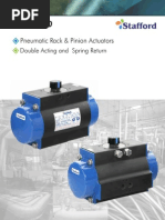 Sirca Pneumatic Actuator Specifications | PDF | Actuator | Valve