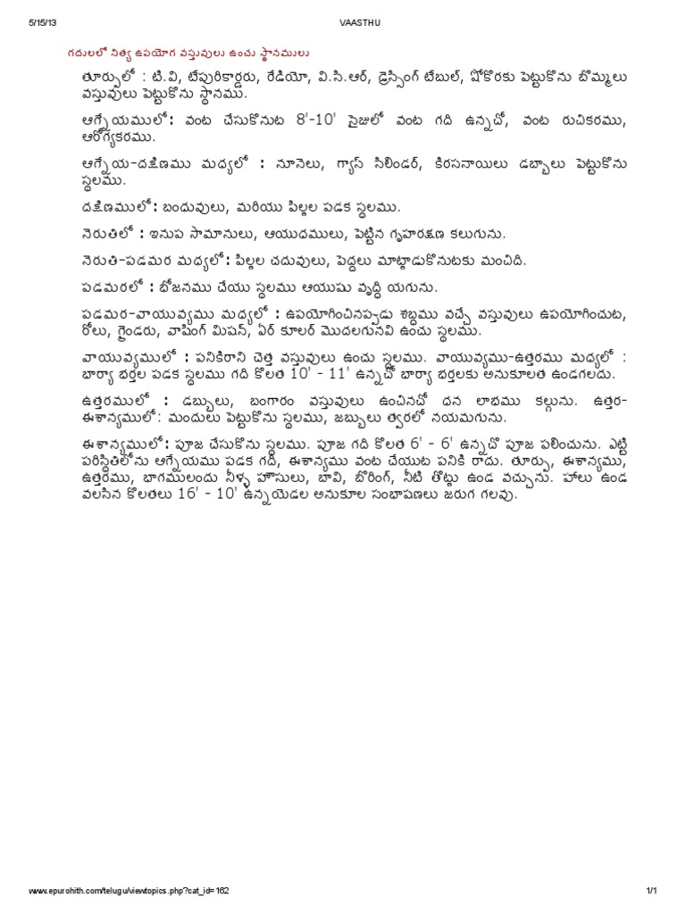 VAASTHU | PDF