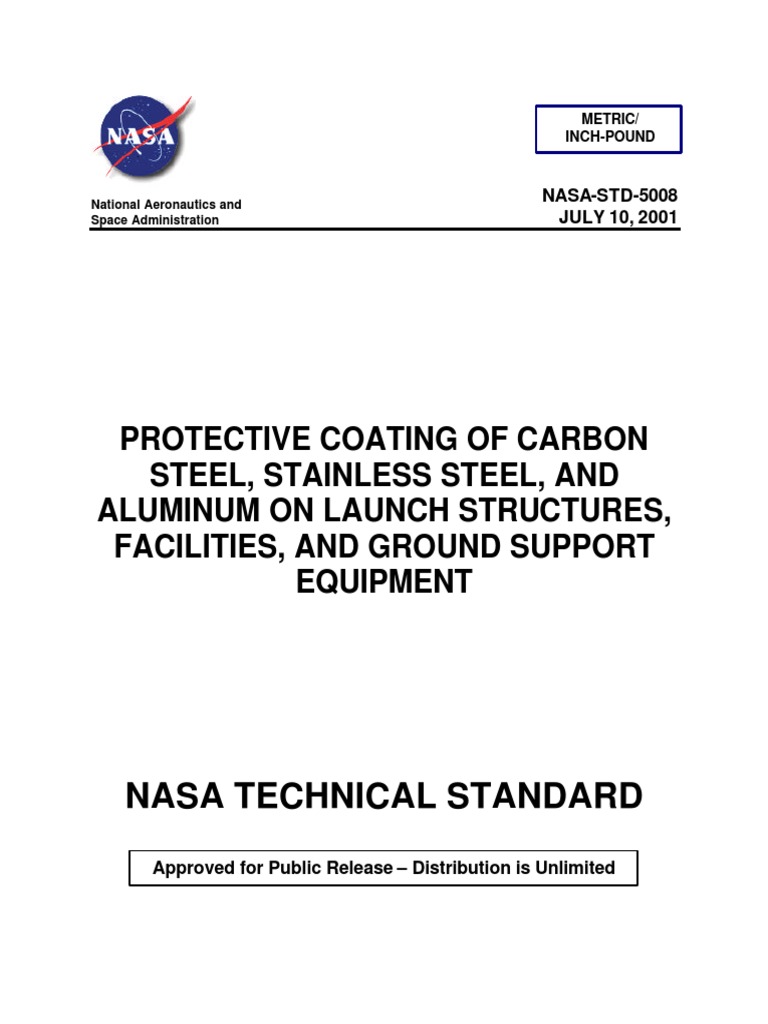 Protective Coating - Nasa Technical Standard | PDF | Galvanization ...