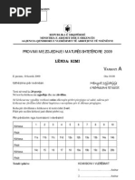 Kimia 9 - Test 1 | PDF