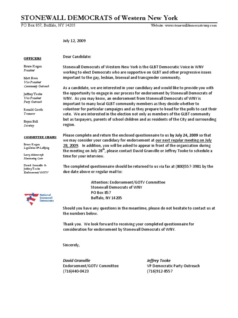 City of Buffalo Mayoral Questionnaire (2009) | PDF | Discrimination ...