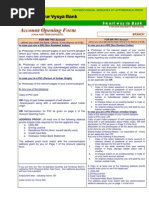 Bank Account Opening Document Checklist | PDF | Identity Document ...
