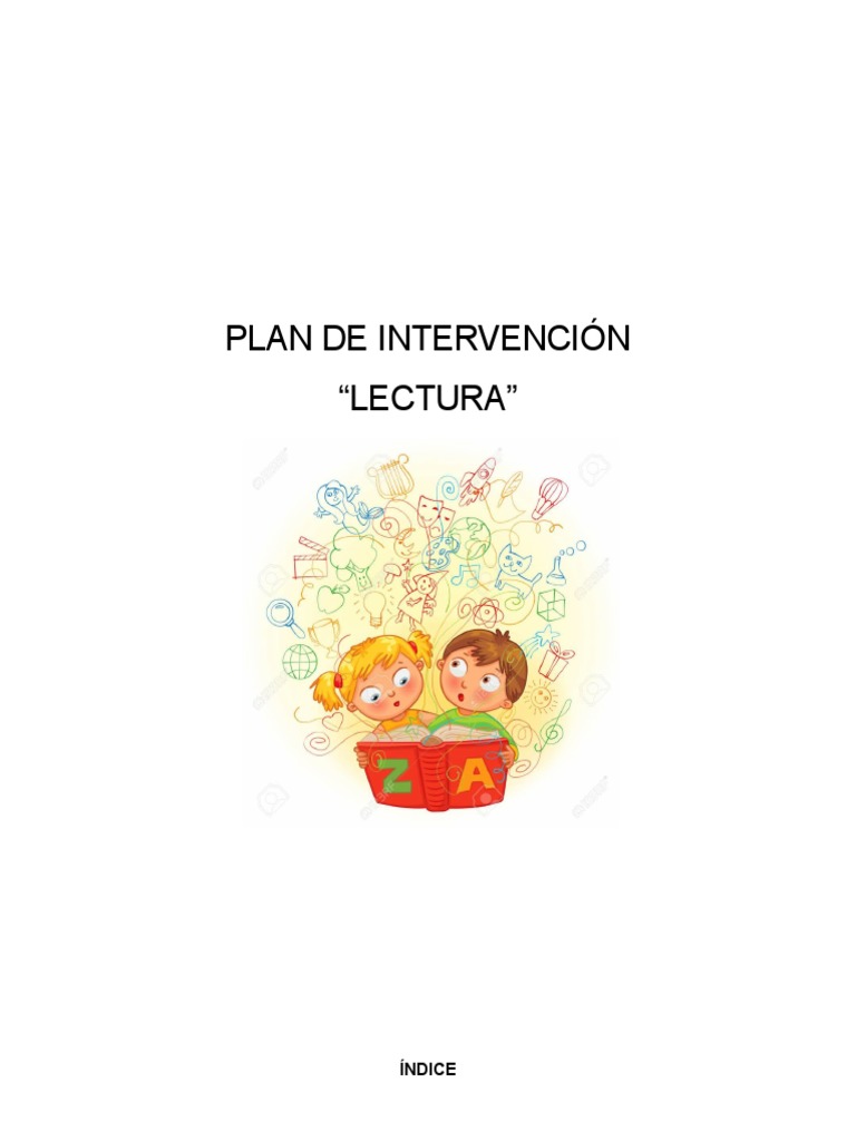 Plan de Intervención en Lectoescritura | PDF | Lectura (proceso ...