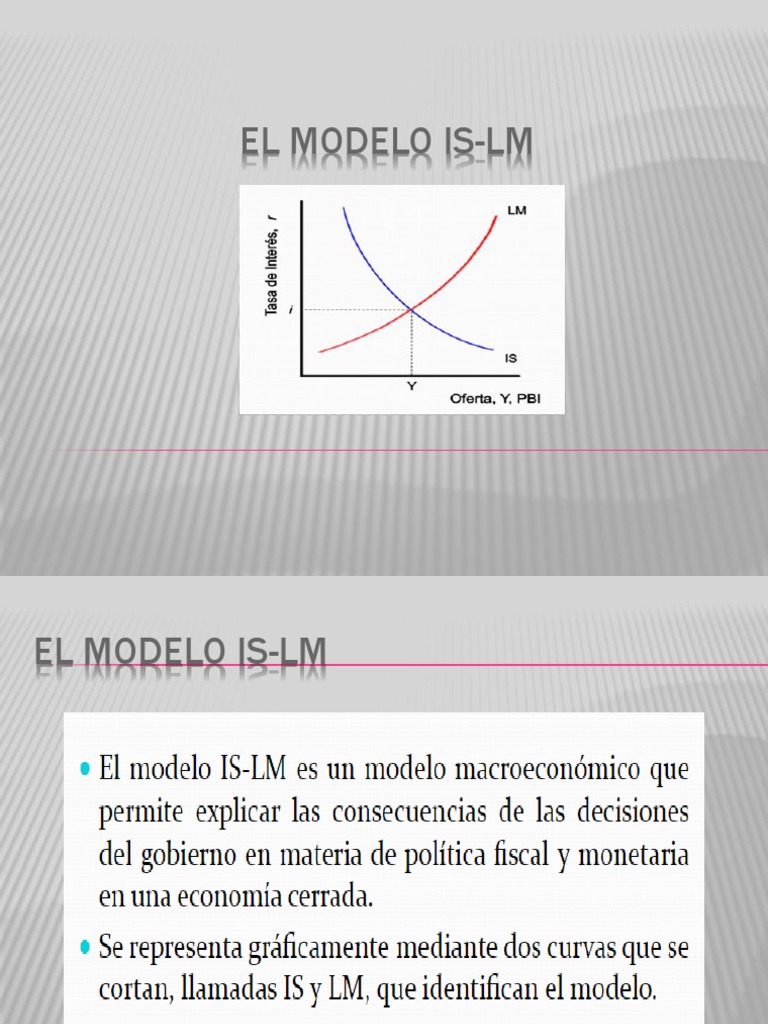 El Modelo Is-Lm | PDF