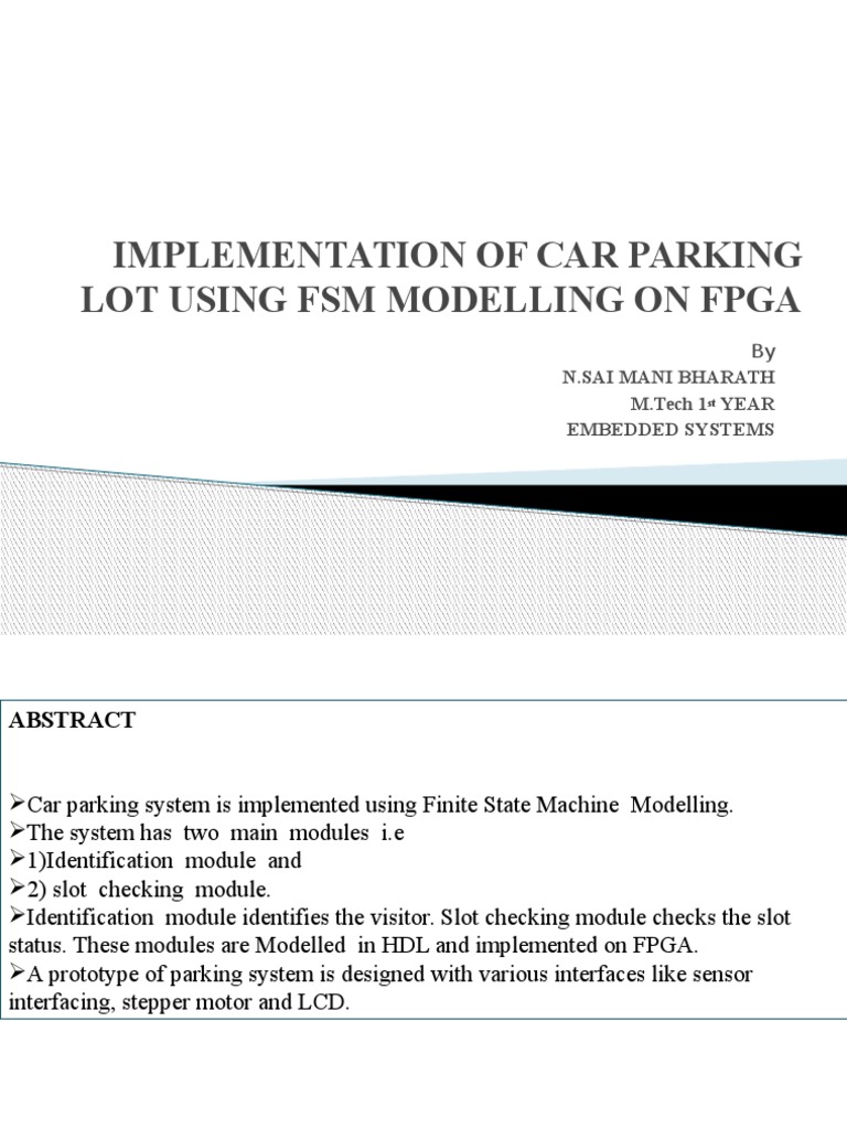 FSM Application | PDF | Hardware Description Language | Computer ...