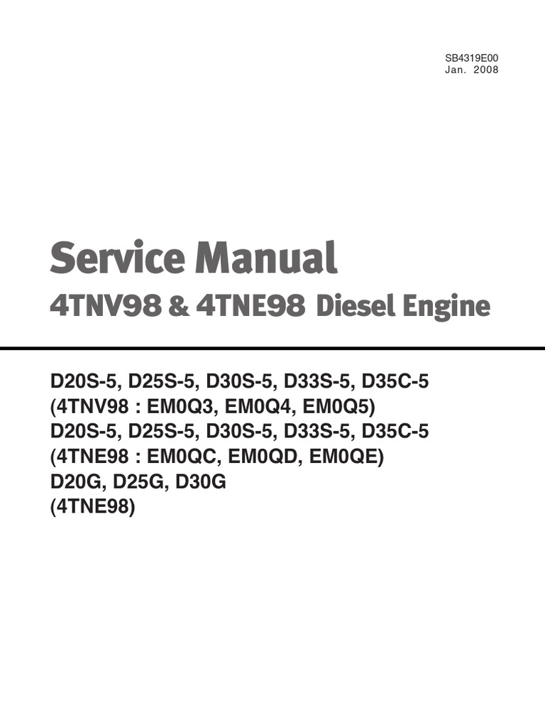 4 TNV 98 | PDF | Motor Oil | Biodiesel
