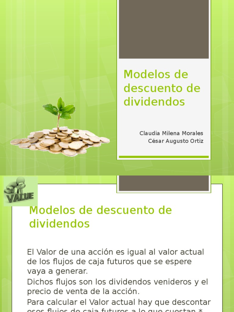 Modelos de Descuento de Dividendos | Compartir (Finanzas) | Ciencias económicas