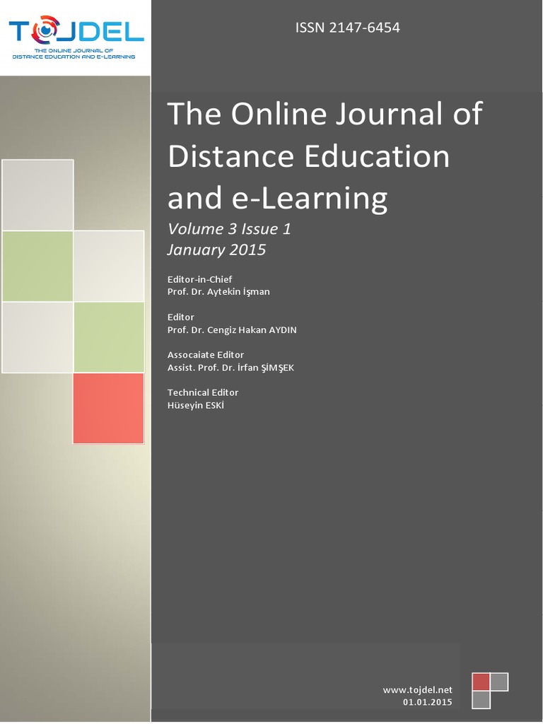 The Online Journal of Distance Education and e Learning | PDF ...