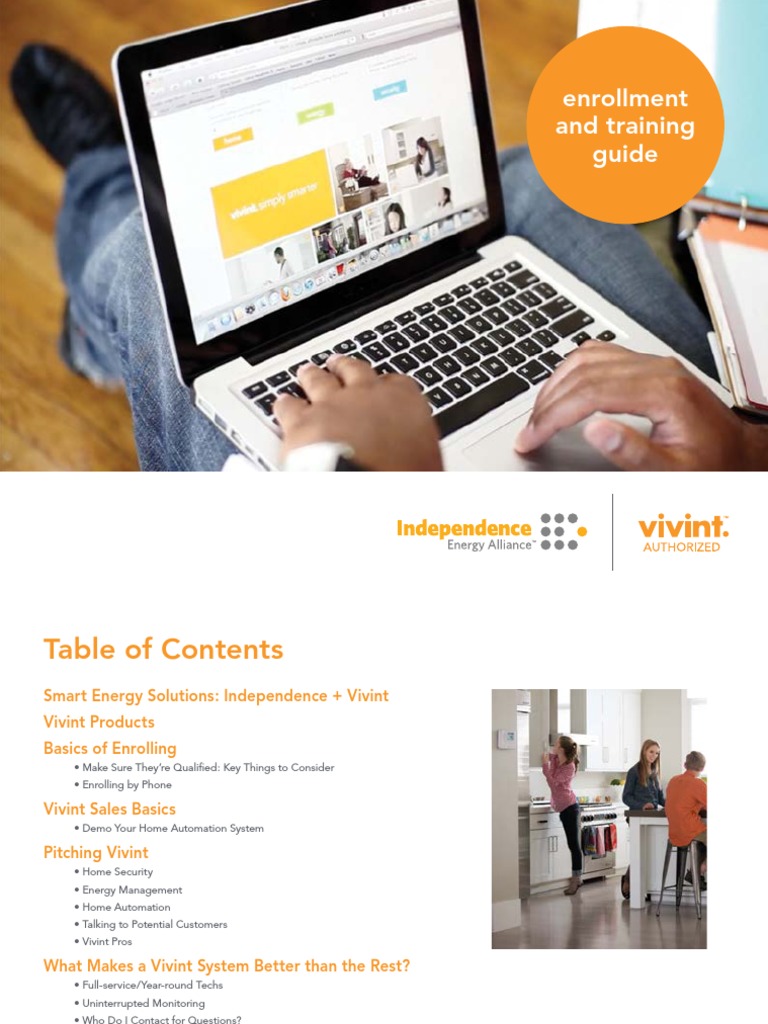 Vivint Enrollment Guide | PDF | Automation | Security Alarm