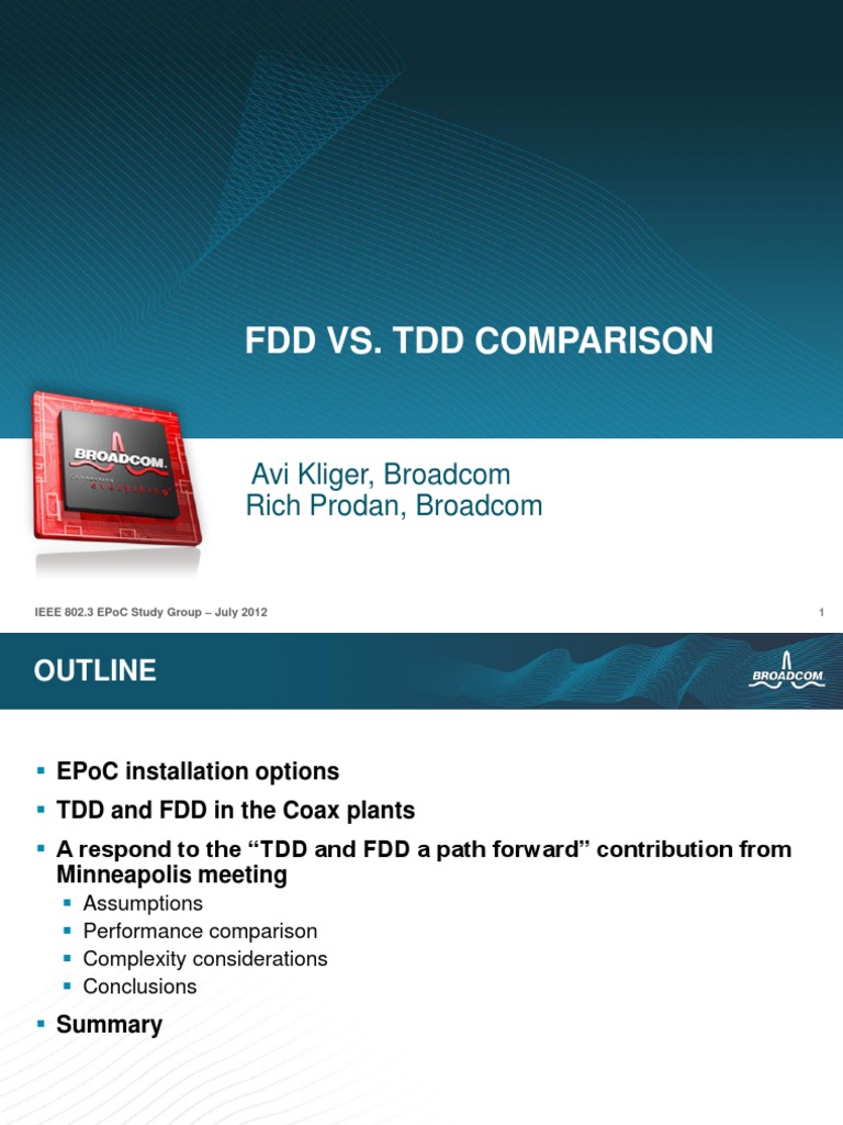 FDD Vs TDD LTE | PDF | Duplex (Telecommunications) | Decibel