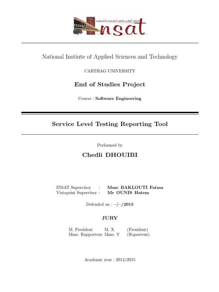 Development of a Service Level Testing Reporting Tool for Continuous ...