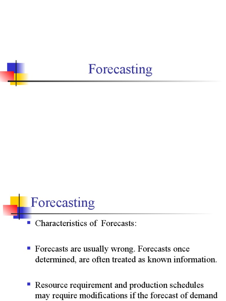 Forecasting | PDF | Forecasting | Regression Analysis