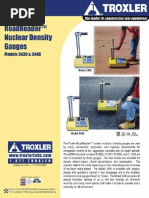 Technical Procedure For Using and Storing The Troxler | PDF | Physical ...